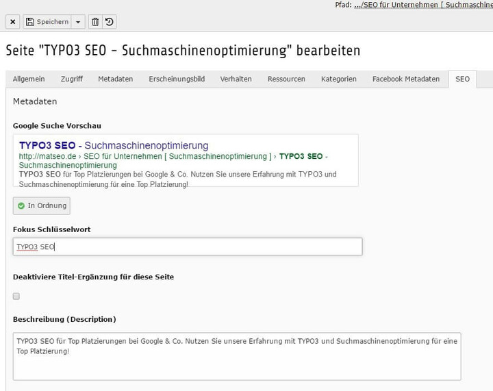TYPO3 SEO: Beratung, Betreuung & Optimierung